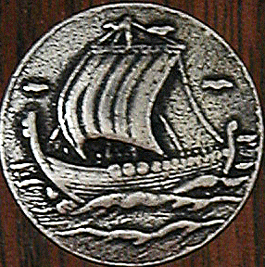 Walnut Viking Ship Lucet - Golding Fiber Tools